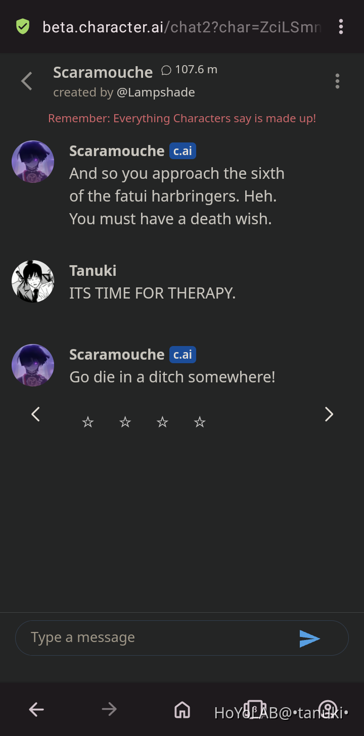 i- oh. my. god. (scara ai chat built differently ig-) Genshin Impact ...