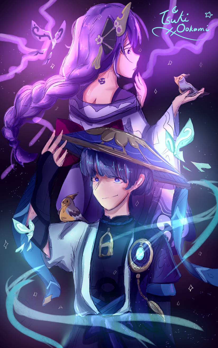 Scaramouche and Raiden Fanart by me Genshin Impact | HoYoLAB