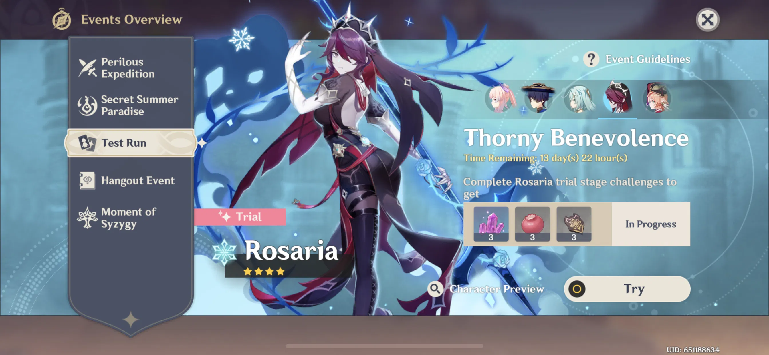 Did y’all realize Rosaria’s trial splash art uses her old model ...