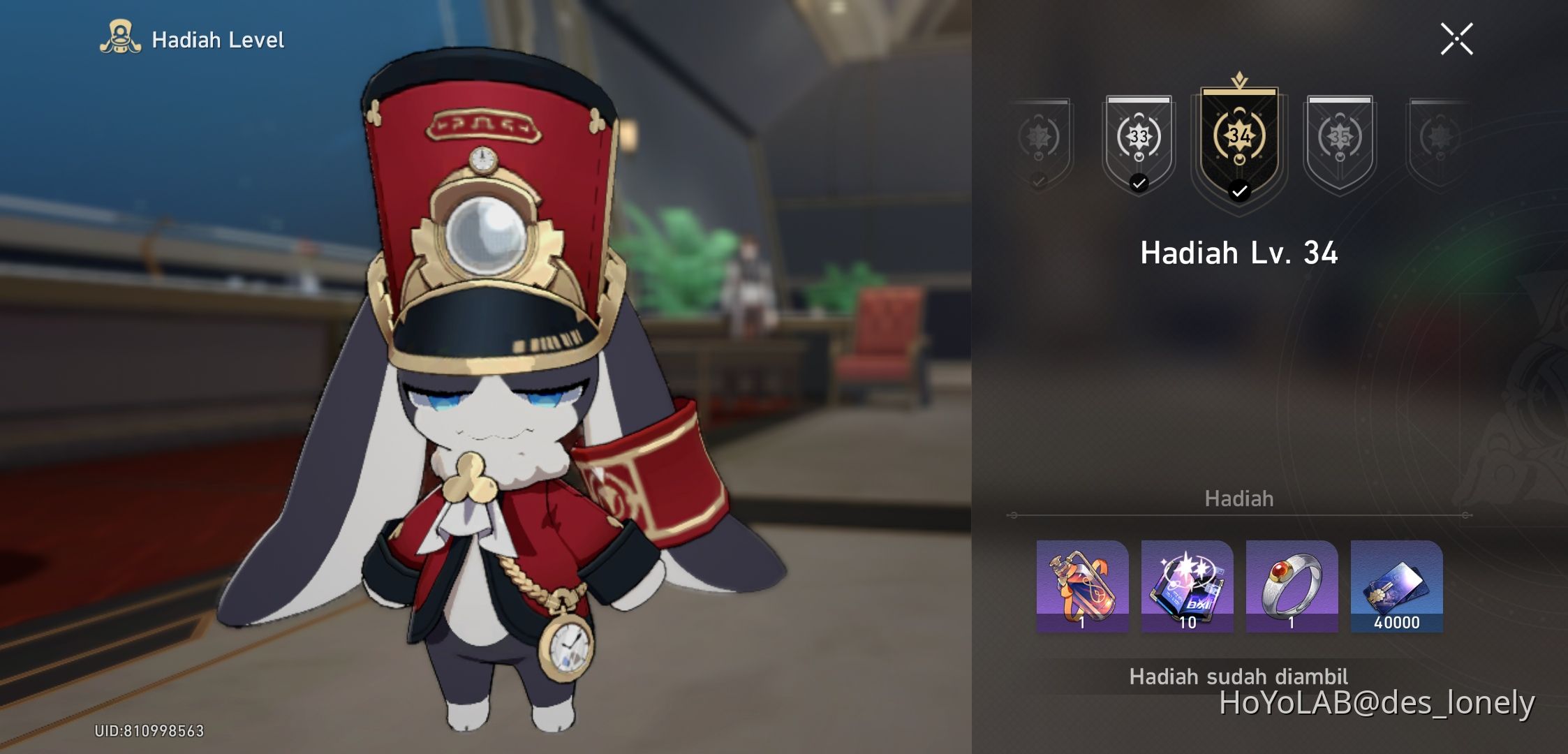 level trailblazer 34 Honkai: Star Rail | HoYoLAB