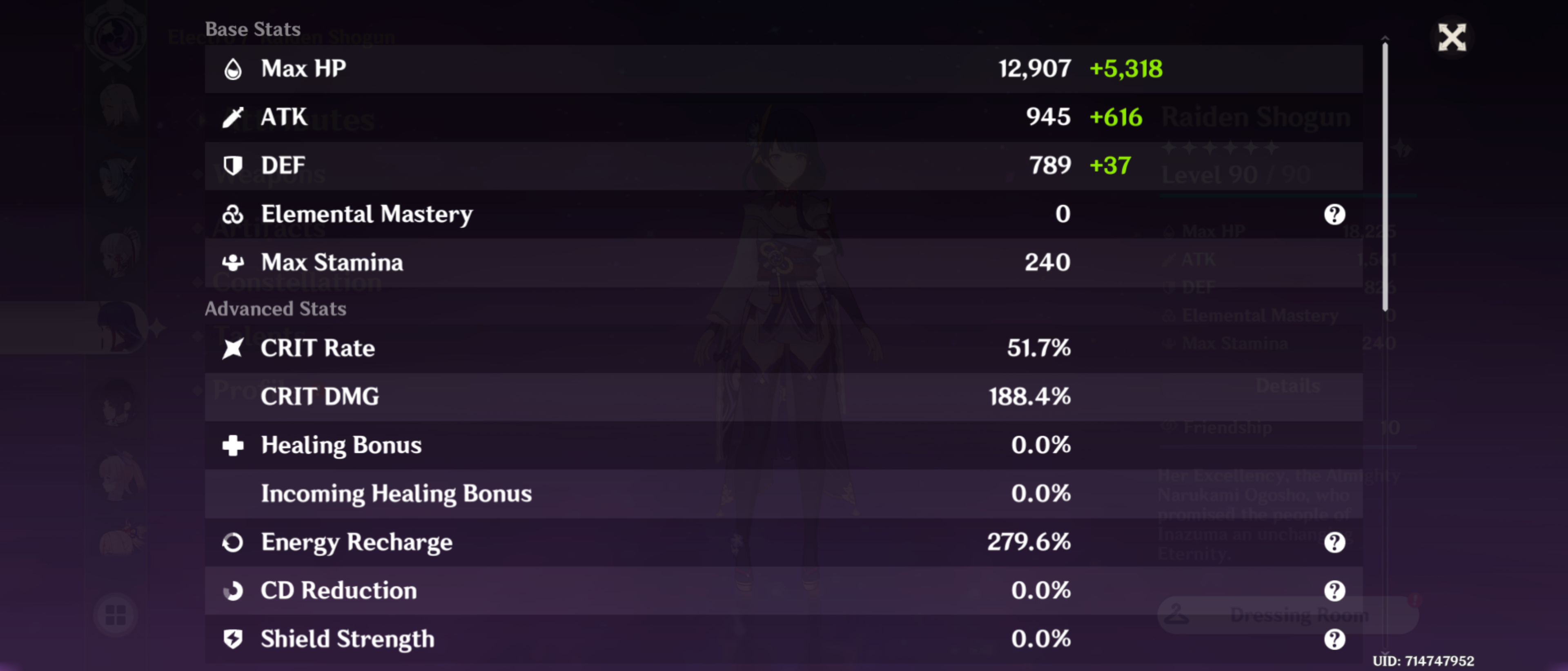 my C2 Raiden Shogun + R1 Engulfing lightning Genshin Impact | HoYoLAB
