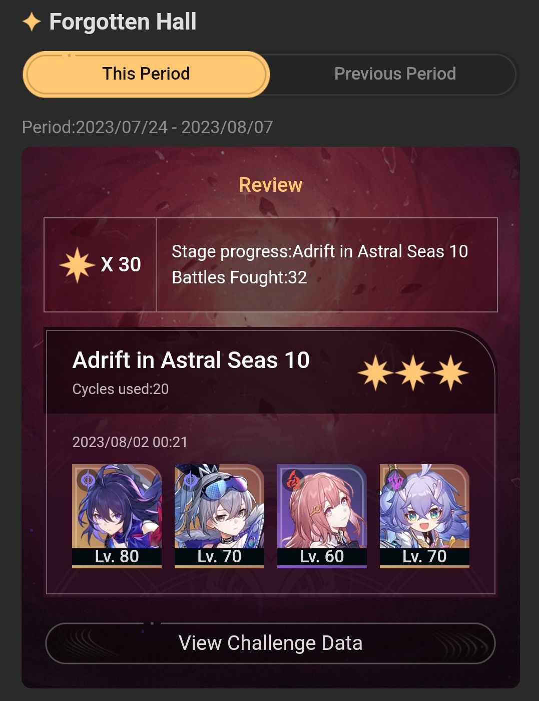 v 1.2 First Mirror of Chaos Full Clear Honkai: Star Rail | HoYoLAB