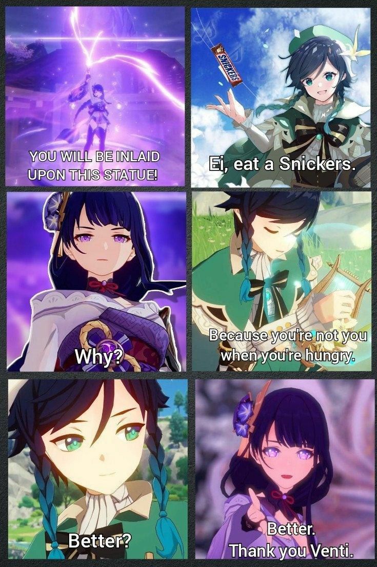 Thank you Venti! (100th post special meme) Genshin Impact | HoYoLAB