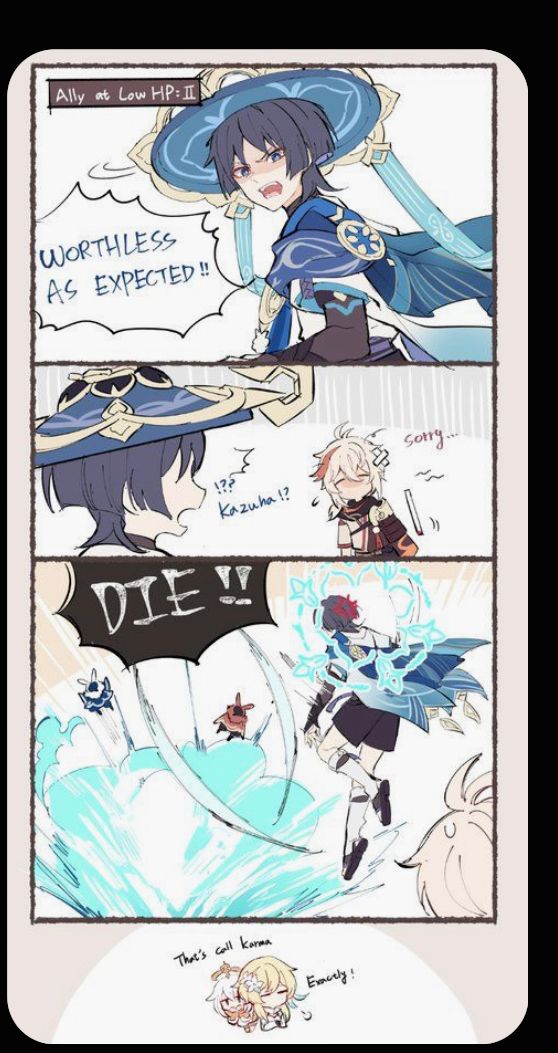 Những ảnh meme anemo boys tôi tìm đc trên HoYoLAB Genshin Impact | HoYoLAB