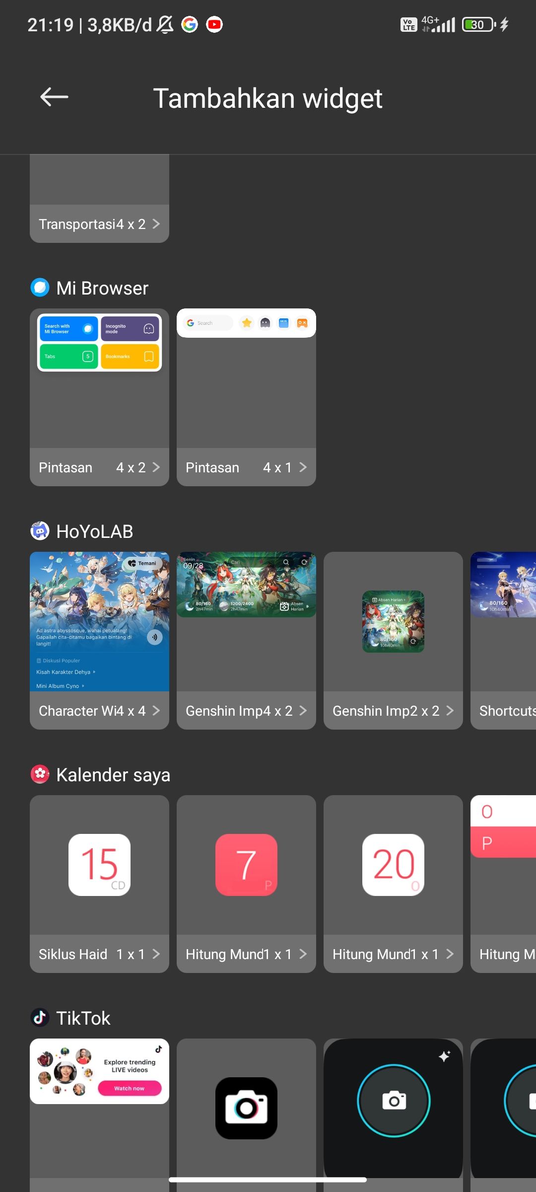 aplikasi ganda gaa bisa pake widget yaa sayang bet padahal kalo bisa hidupku jadi lebih mudah😭 ...
