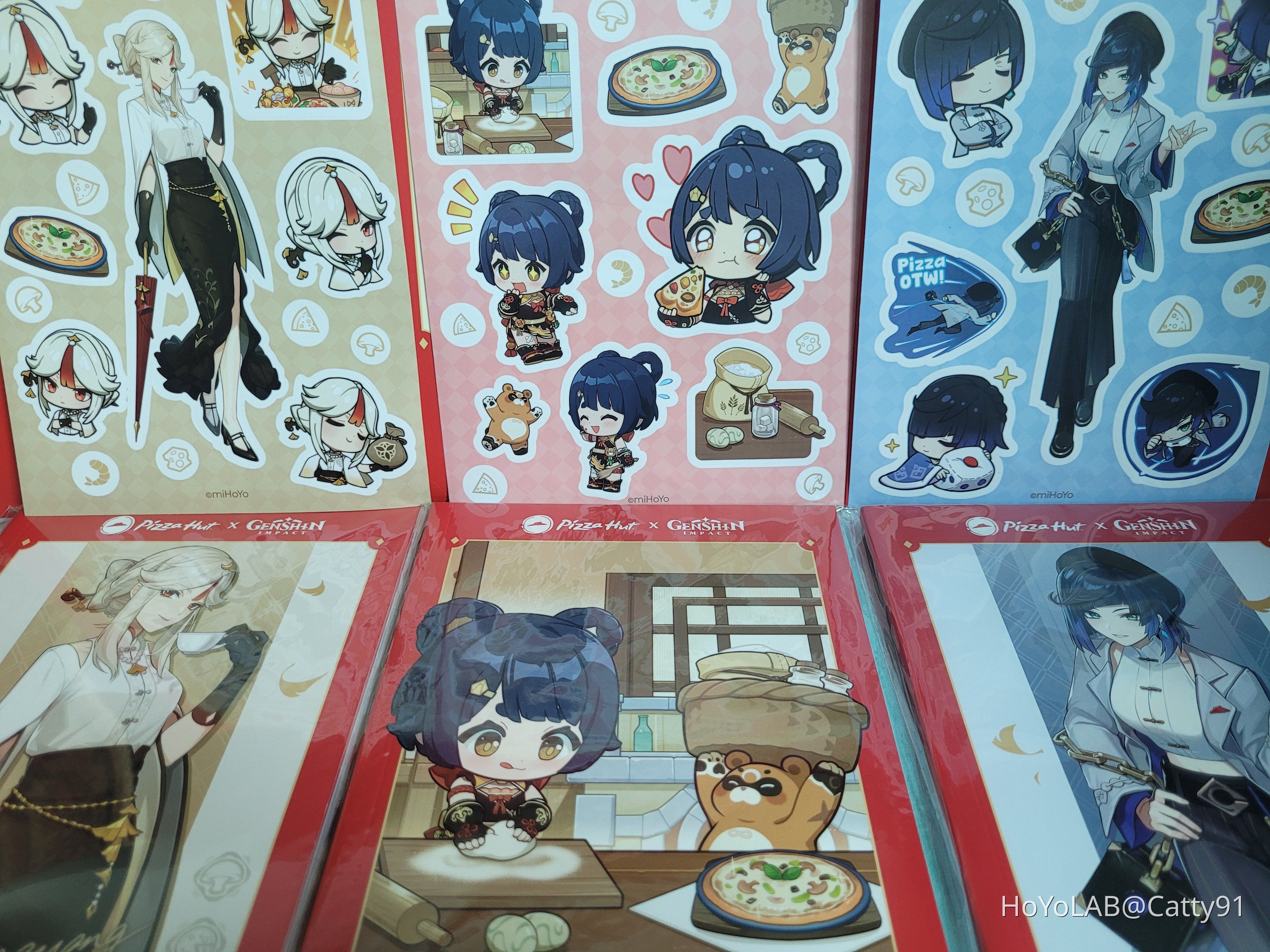 Yelan and Xiangling Pizzahut collab Genshin Impact | HoYoLAB