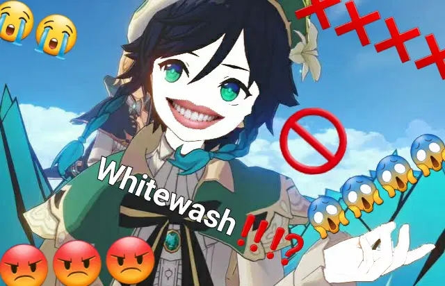 Let's preach blackwashing and demonize whitewashing🥰 Genshin Impact ...