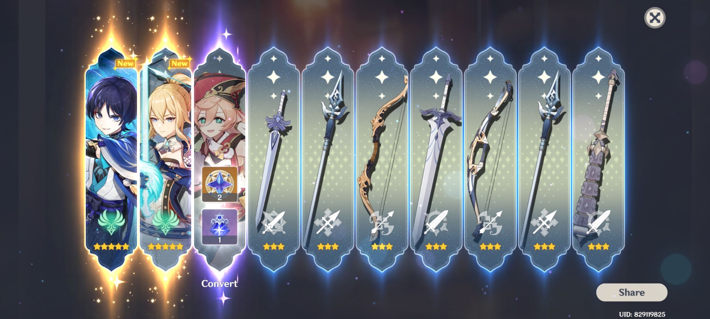 Dual 5 star pull Genshin Impact | HoYoLAB