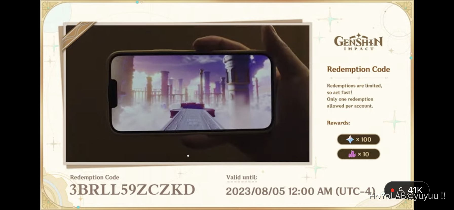 GENSHIN 4.0 CODES Genshin Impact | HoYoLAB