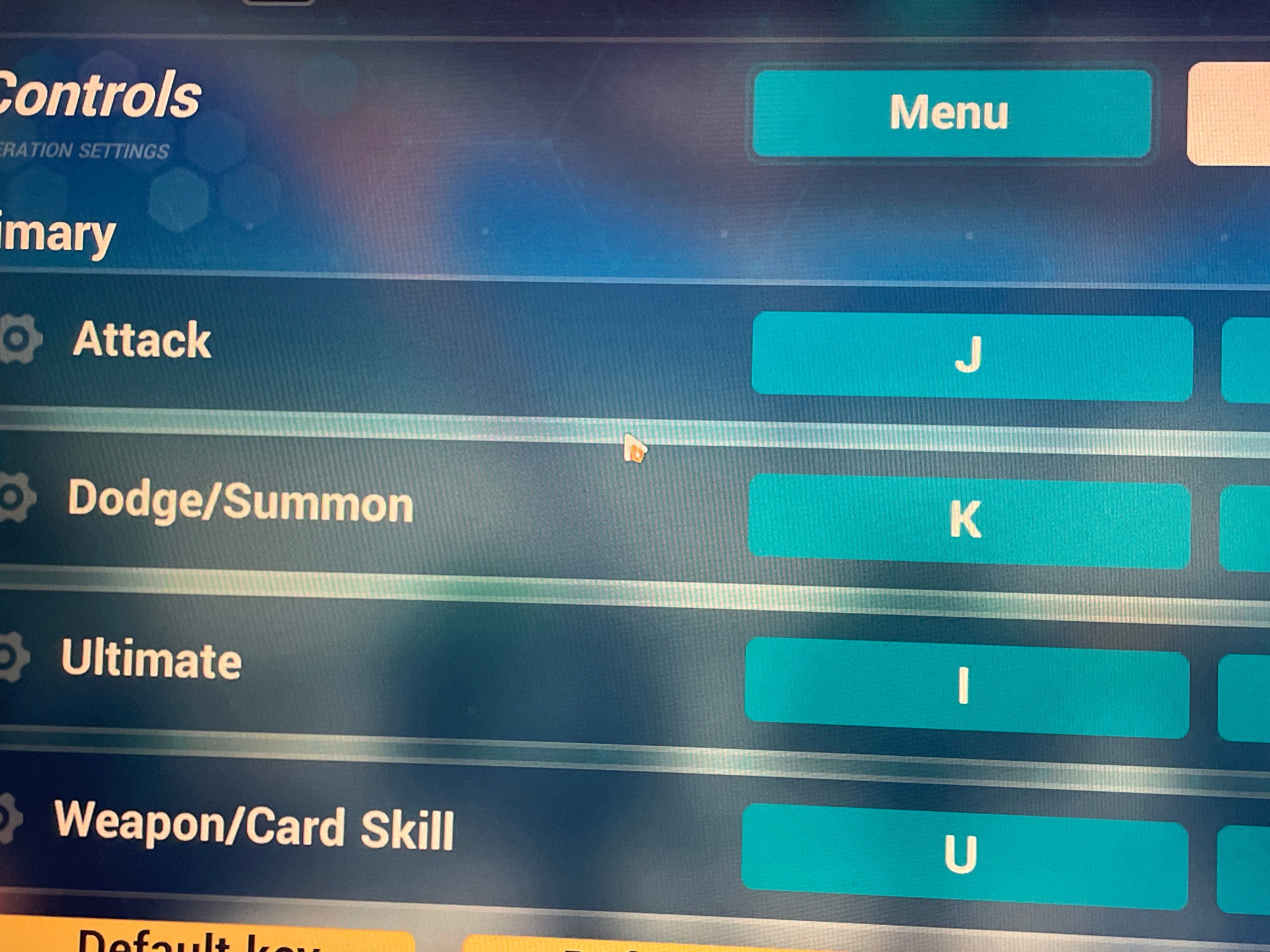 how do i set the first one to left mouse button? Honkai Impact 3rd ...