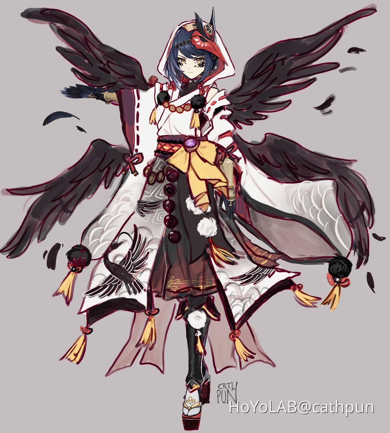 Working on a 5* version of my fav tengu 🪶 Genshin Impact | HoYoLAB