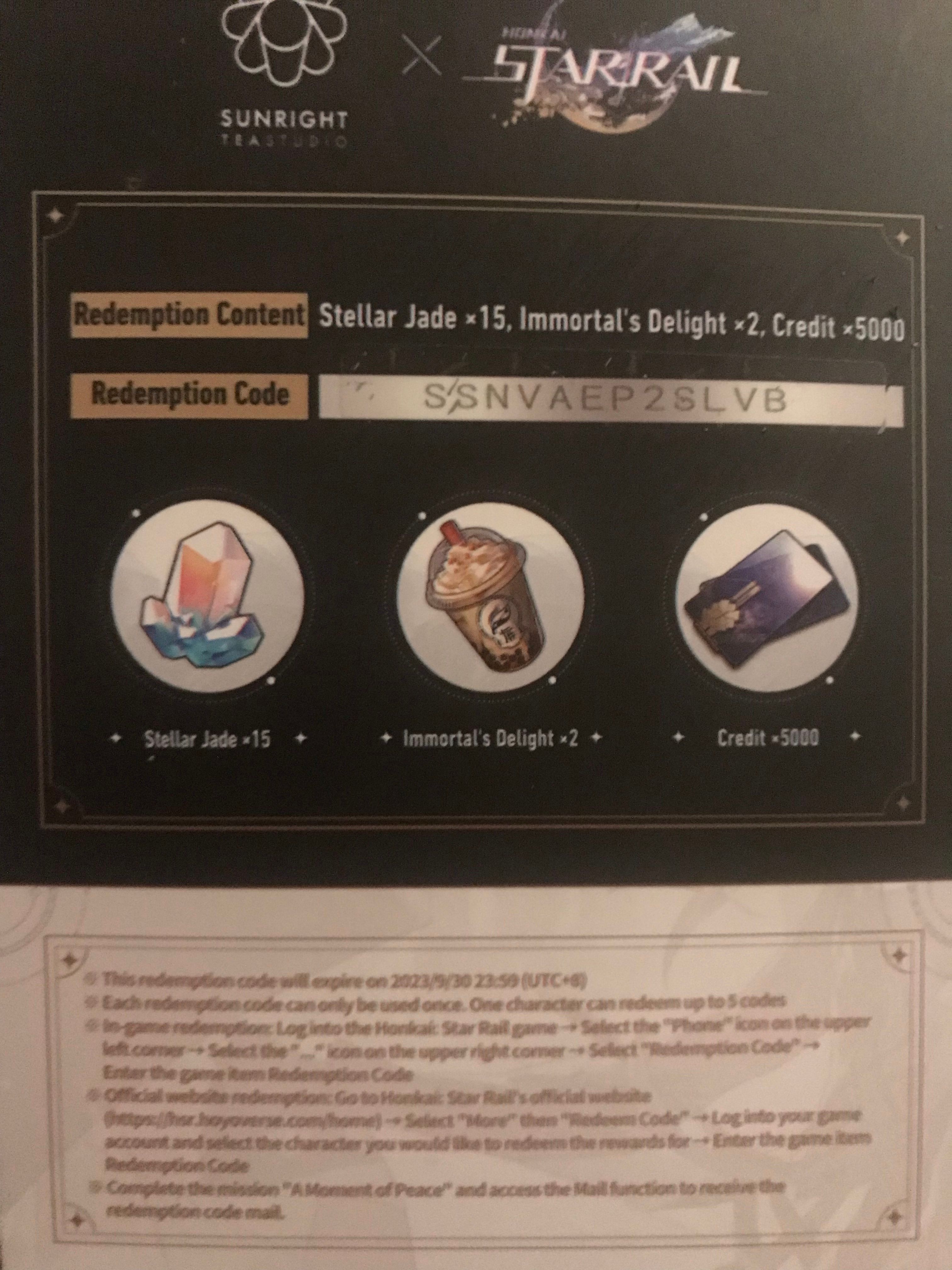 Wow free codes 😳 Honkai: Star Rail | HoYoLAB