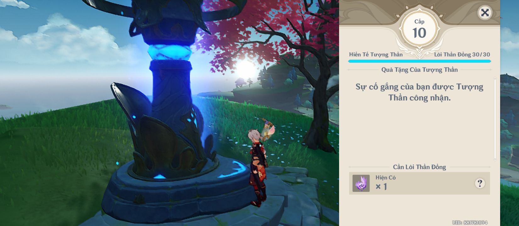 ai giải thích dùm tui vs level 10 r mà lụm thêm 1 viên nữa nè Genshin ...