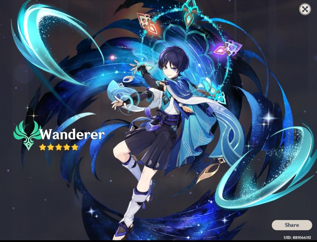 Nah my bestie got Scara emo and she didnt even want him 🫠💀 Genshin ...