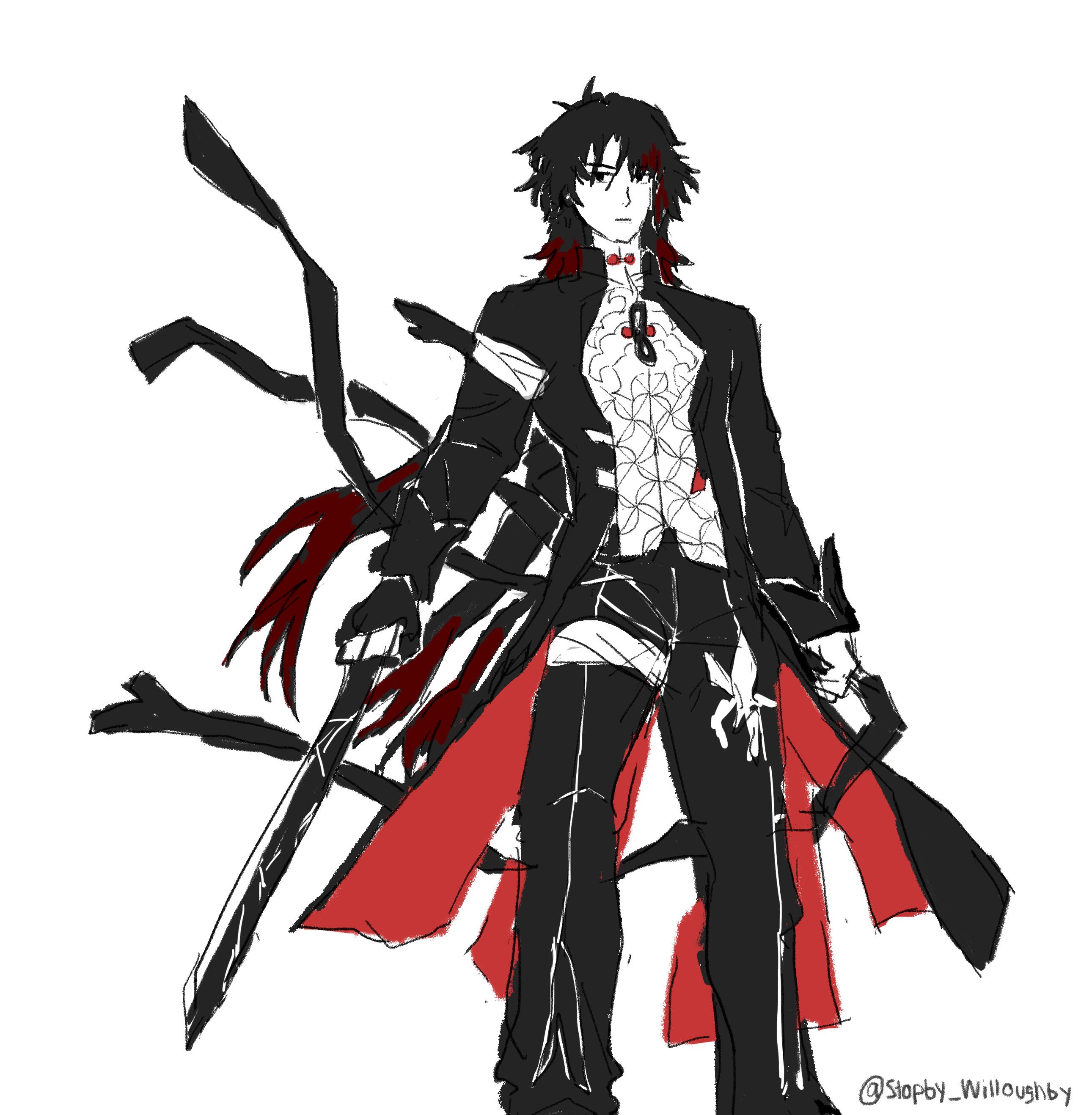 Black and Red Honkai: Star Rail | HoYoLAB