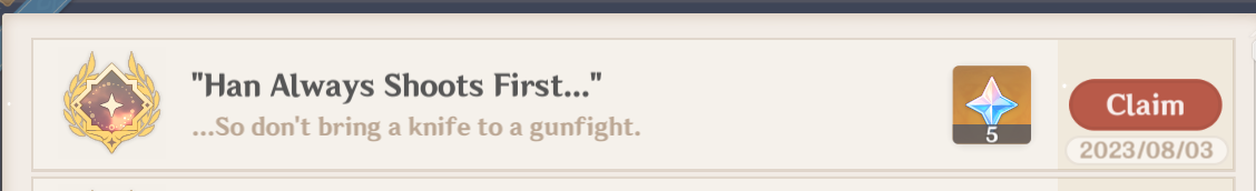 Han shot first... Genshin Impact | HoYoLAB