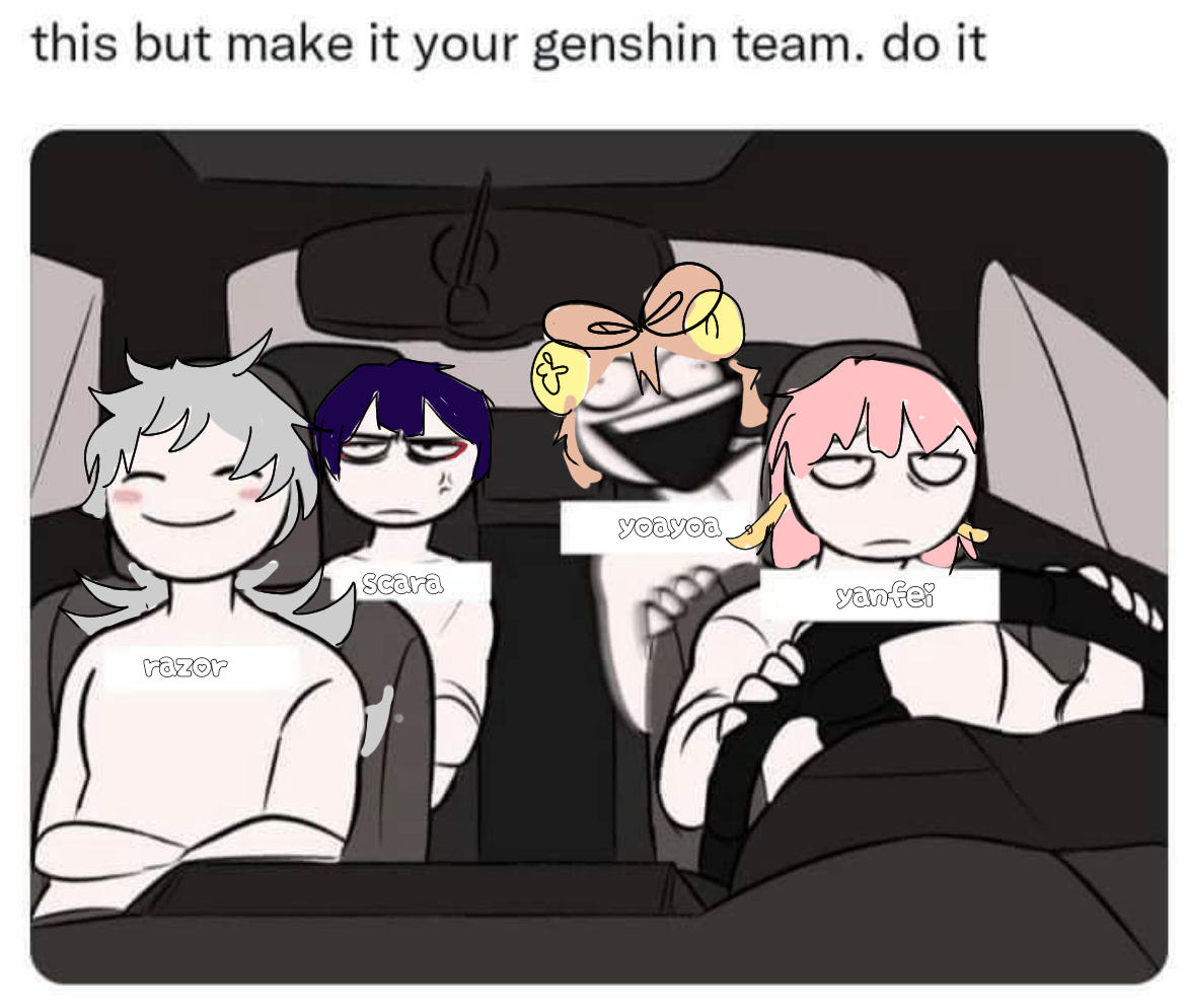 my chaotic team Genshin Impact | HoYoLAB