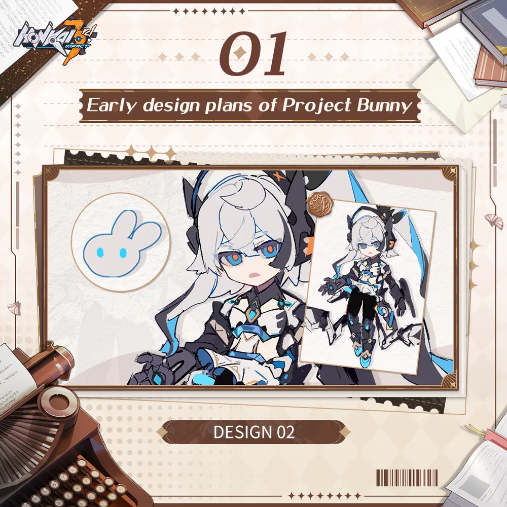 Typewriter Art Archives | Project Bunny Designer Interview Honkai ...