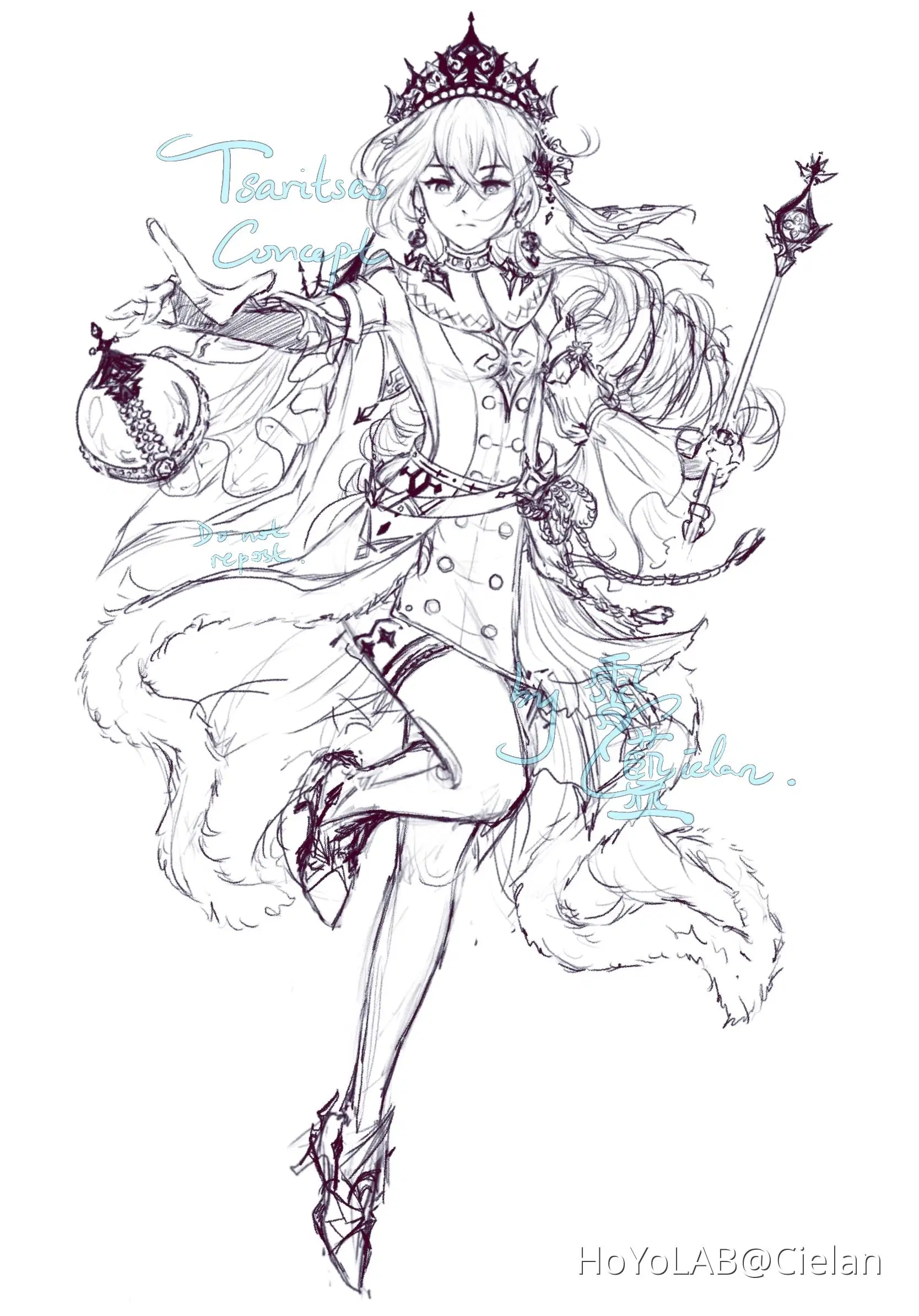 Genshin Impact Tsaritsa Concept design (fanmade) Genshin Impact | HoYoLAB