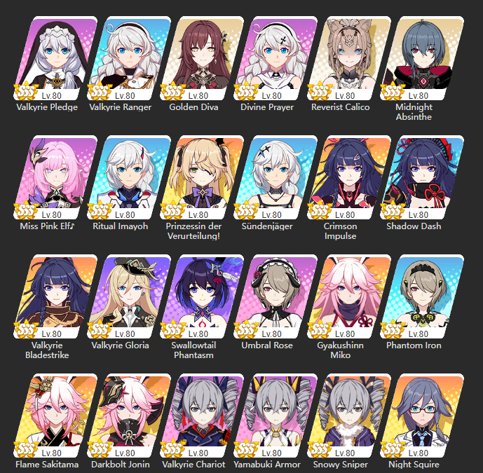 Al fin!, todas las rank A en SSS :3! Honkai Impact 3rd | HoYoLAB