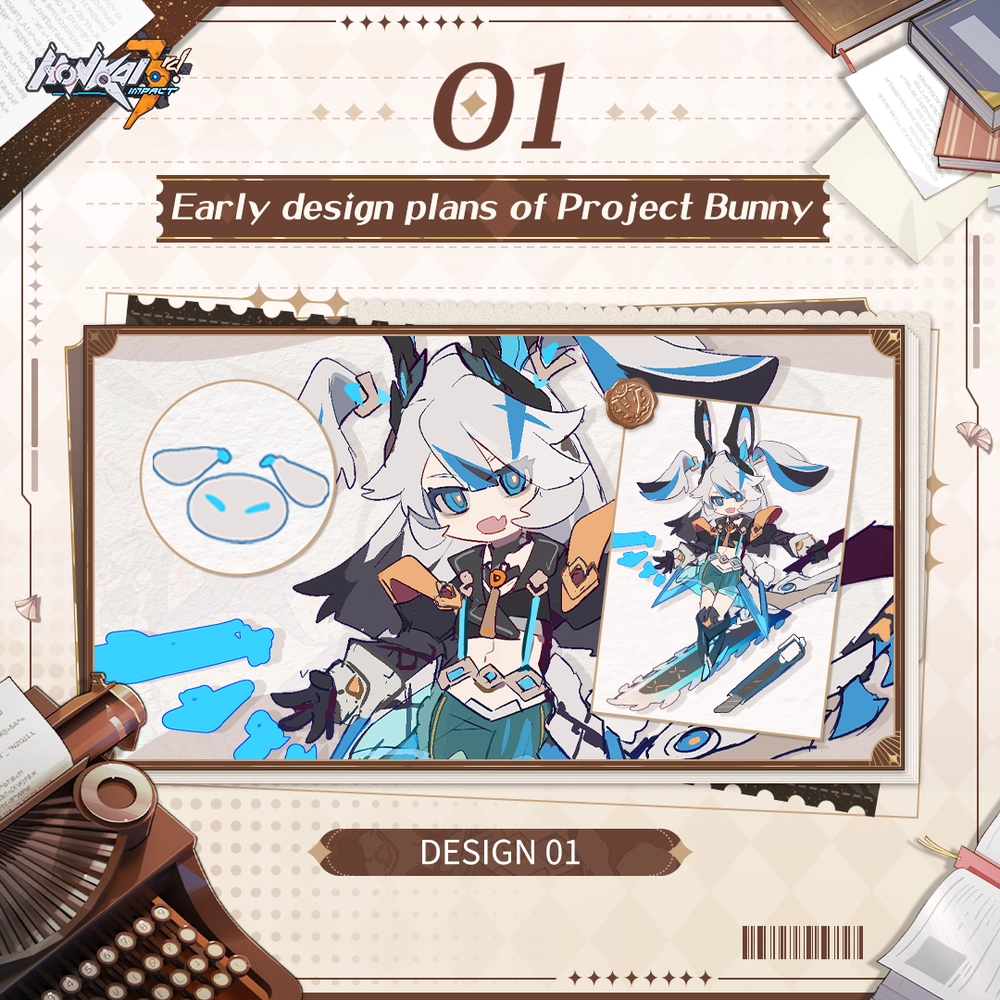 Typewriter Art Archives | Project Bunny Designer Interview Honkai ...