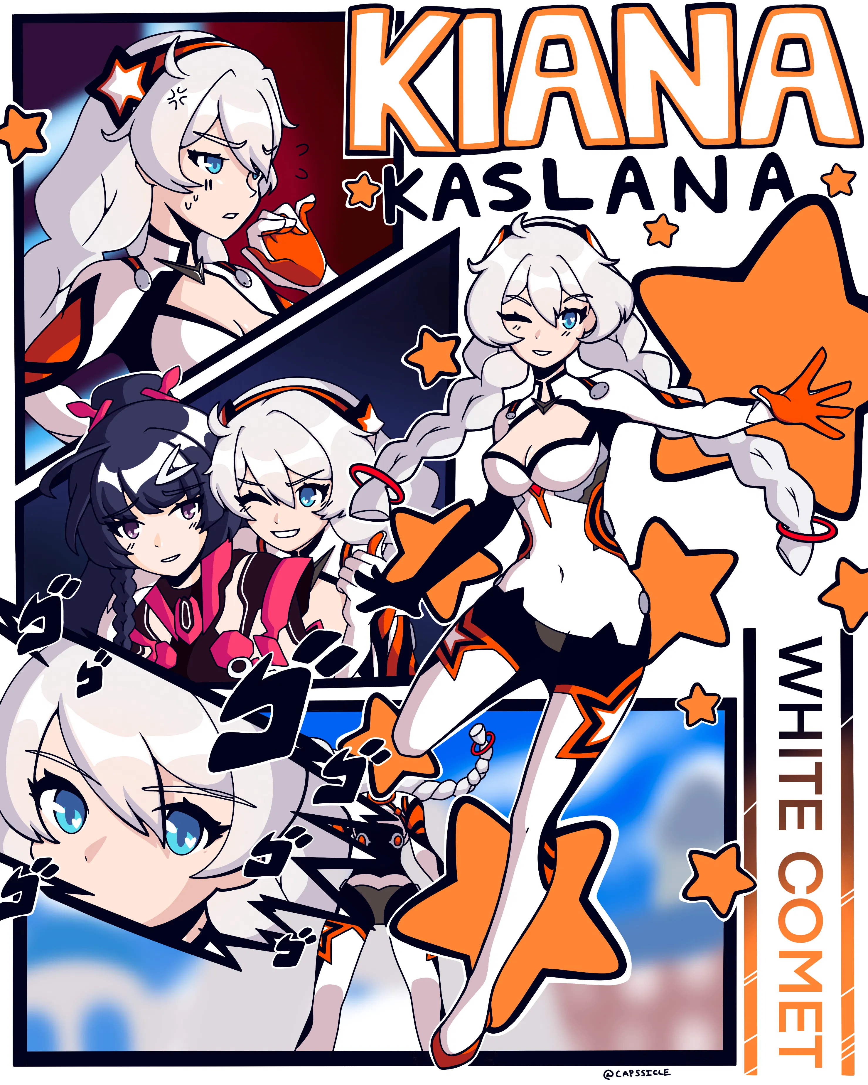 White Comet Kiana Kaslana Honkai Impact 3rd | HoYoLAB