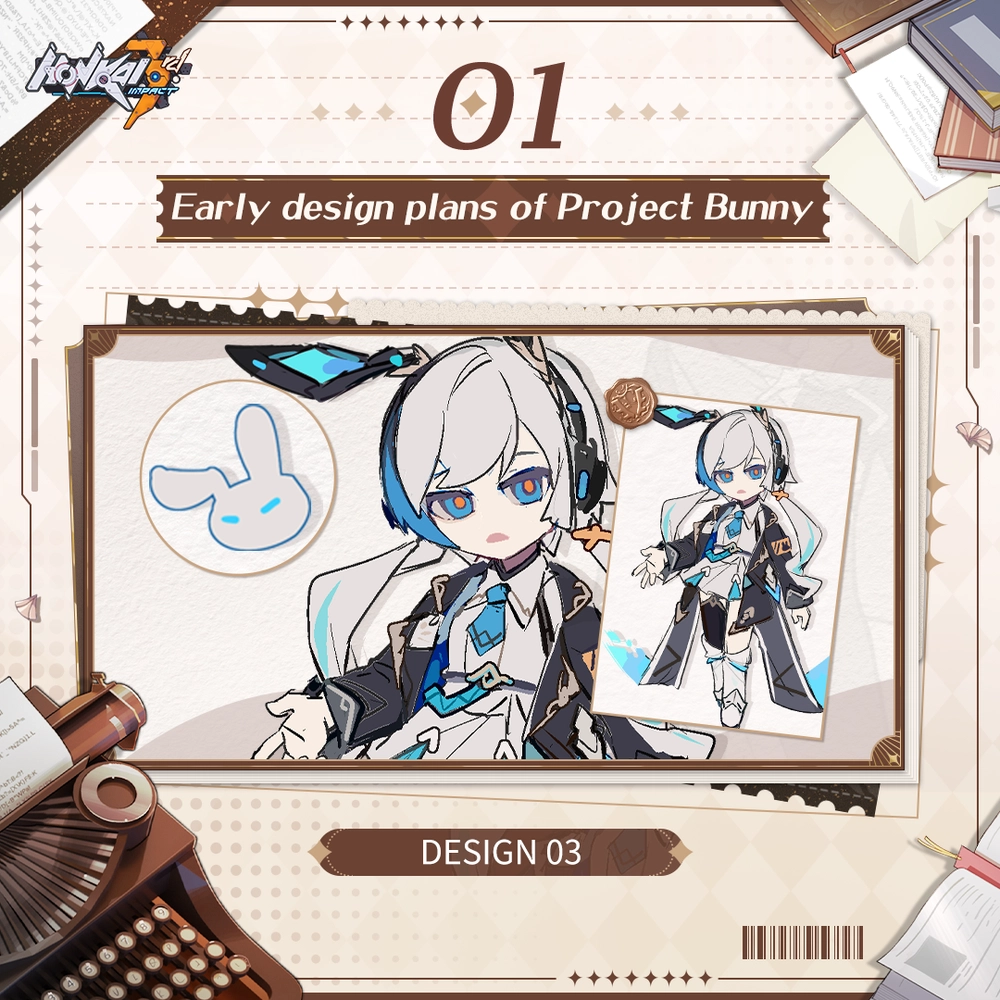 Typewriter Art Archives | Project Bunny Designer Interview Honkai ...