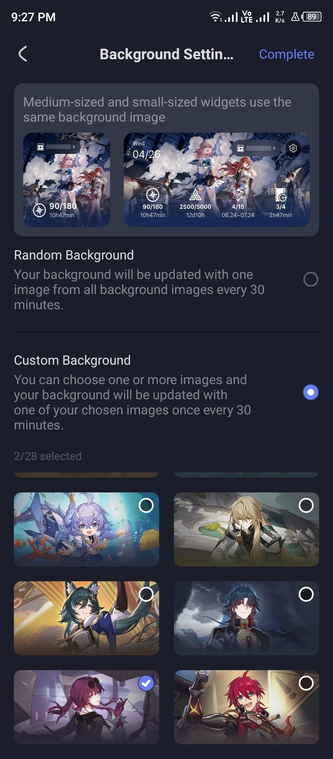 Widget HSR Honkai: Star Rail | HoYoLAB
