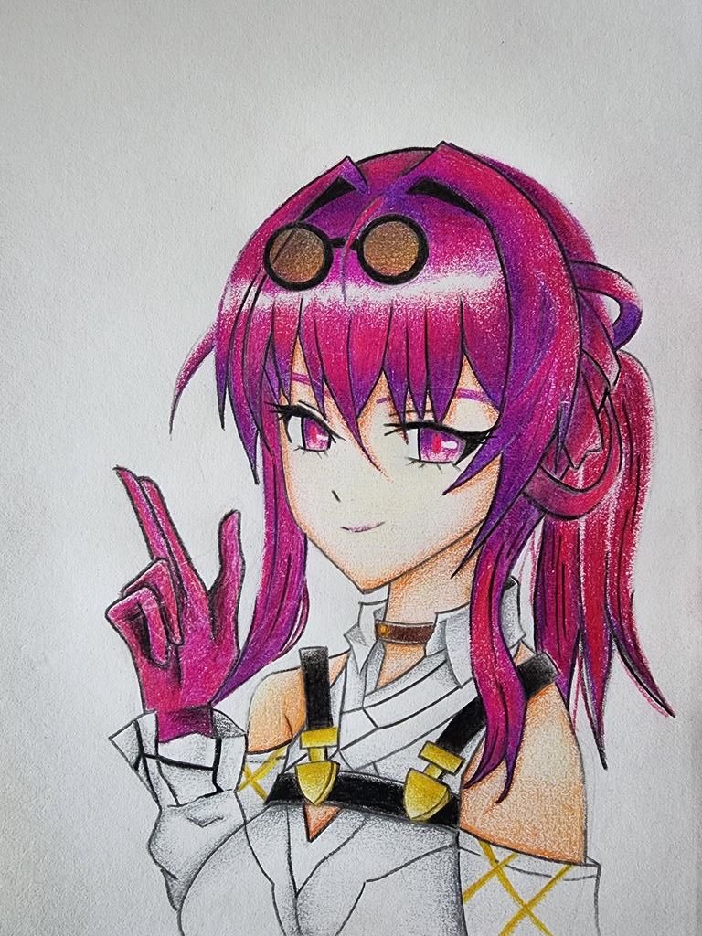 Color Pencil Kafka Honkai: Star Rail | HoYoLAB