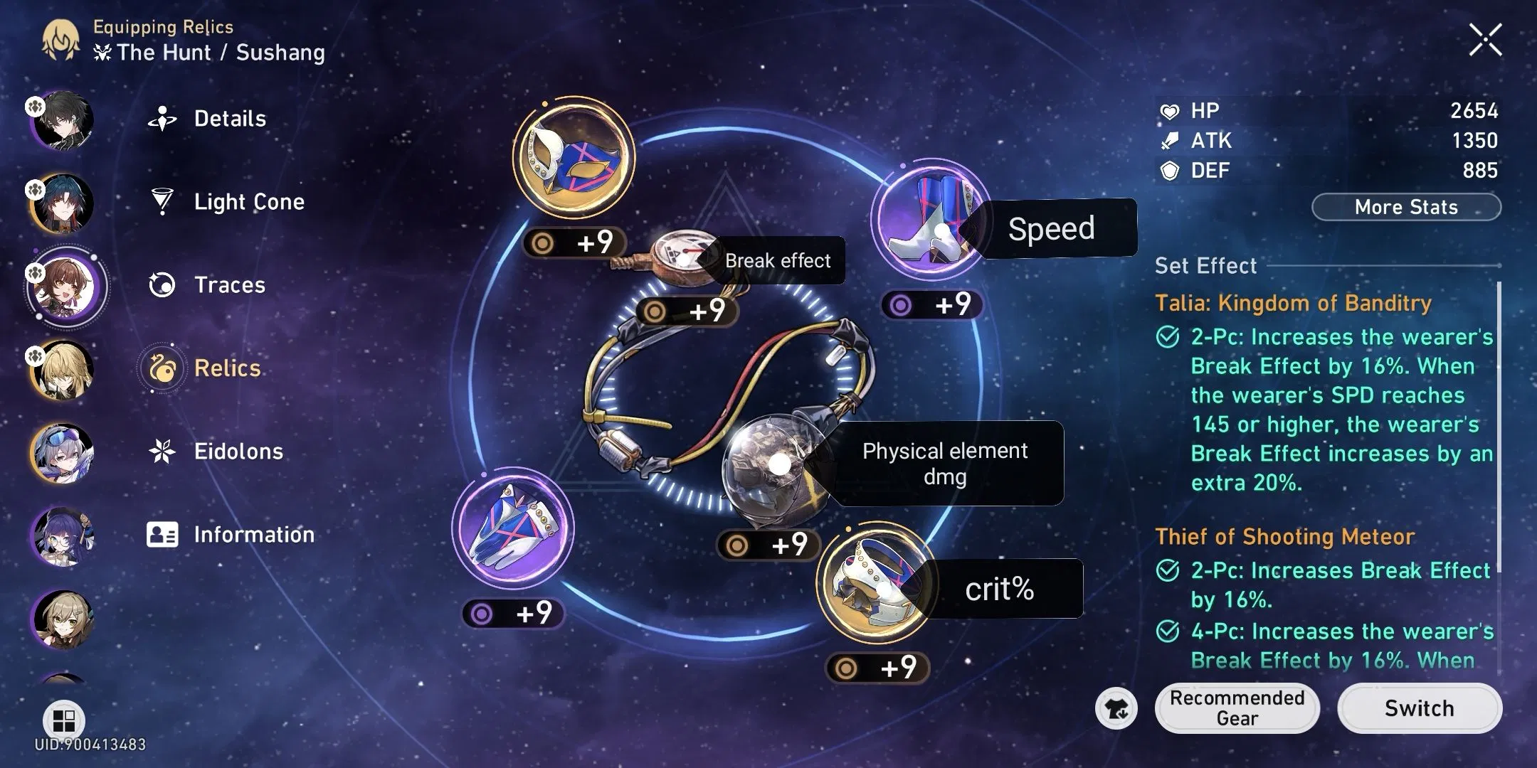 Experimental SuShang break build Honkai: Star Rail | HoYoLAB