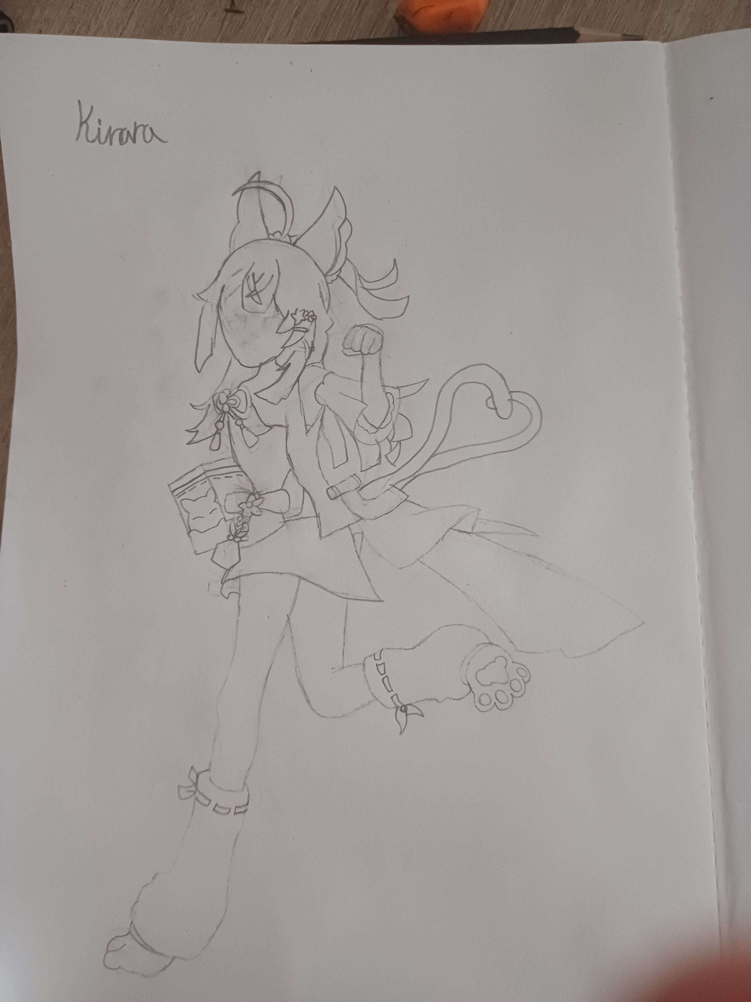 kirara drawing attempt Genshin Impact | HoYoLAB