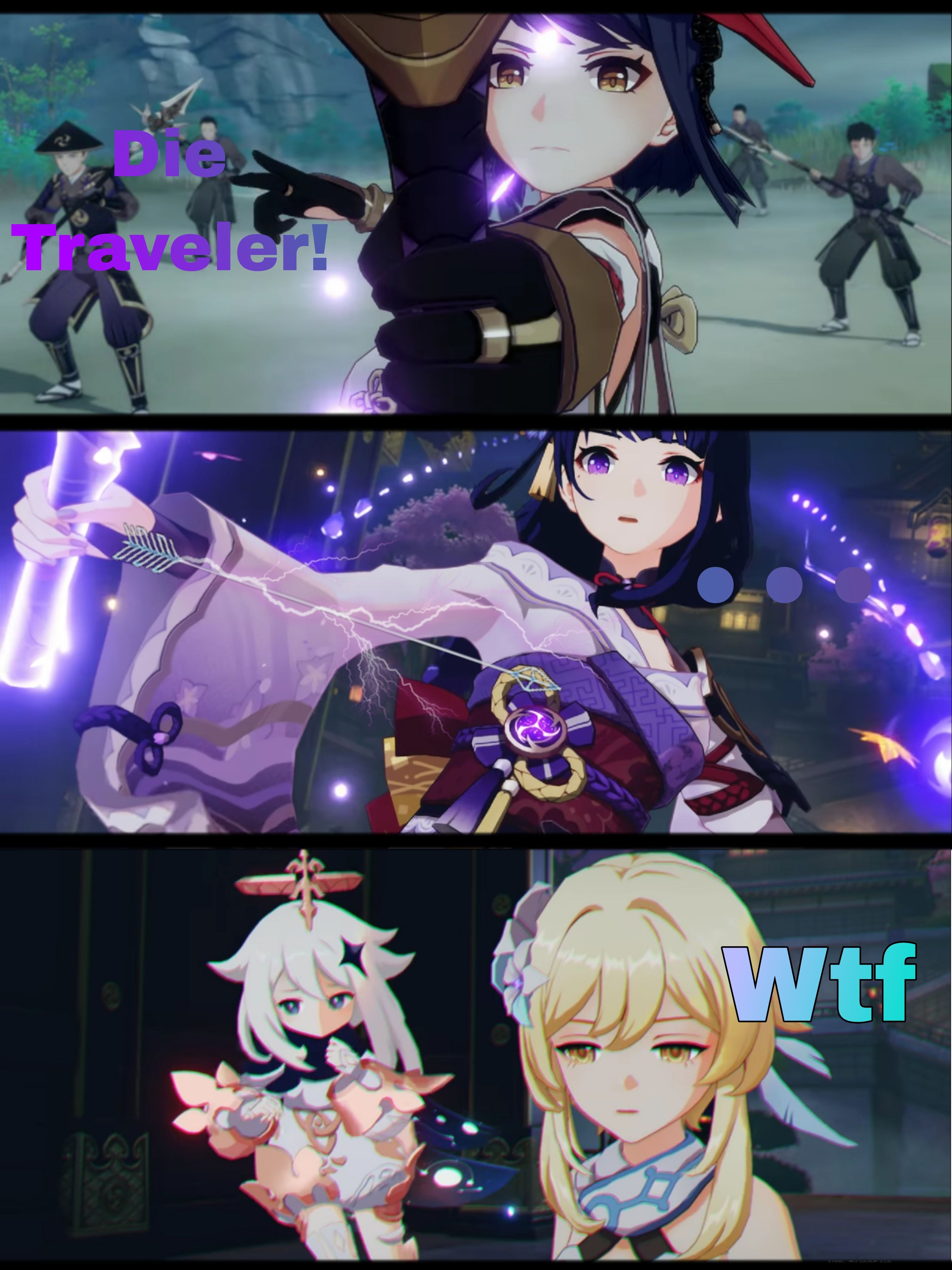 When Sara has something in her eye 🤣 /Quand Sara à un truc dans l'œil 🤣 ...