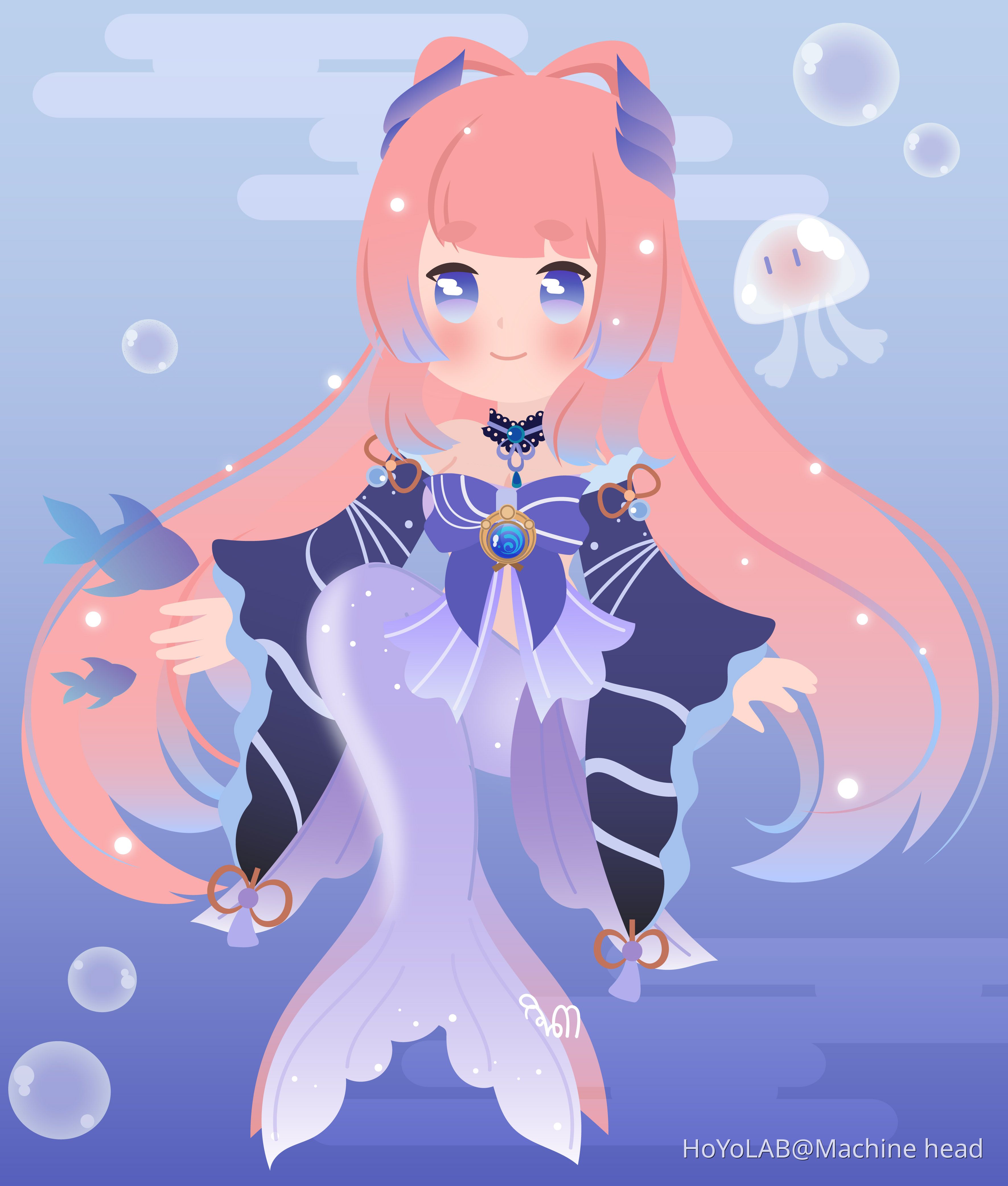 Mermaid kokomi🐟🪼 Genshin Impact | HoYoLAB