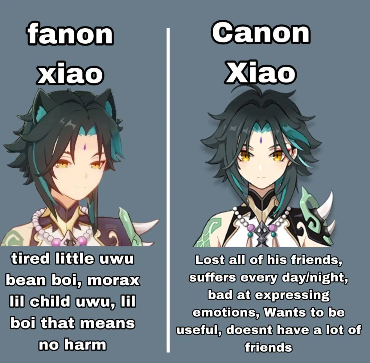 fanon and canon Genshin Impact | HoYoLAB