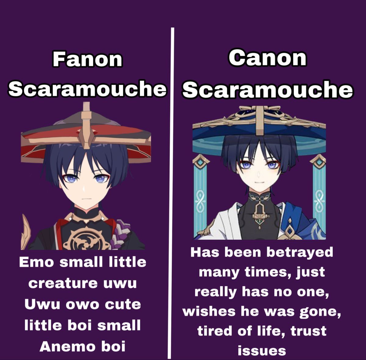 fanon and canon Genshin Impact | HoYoLAB