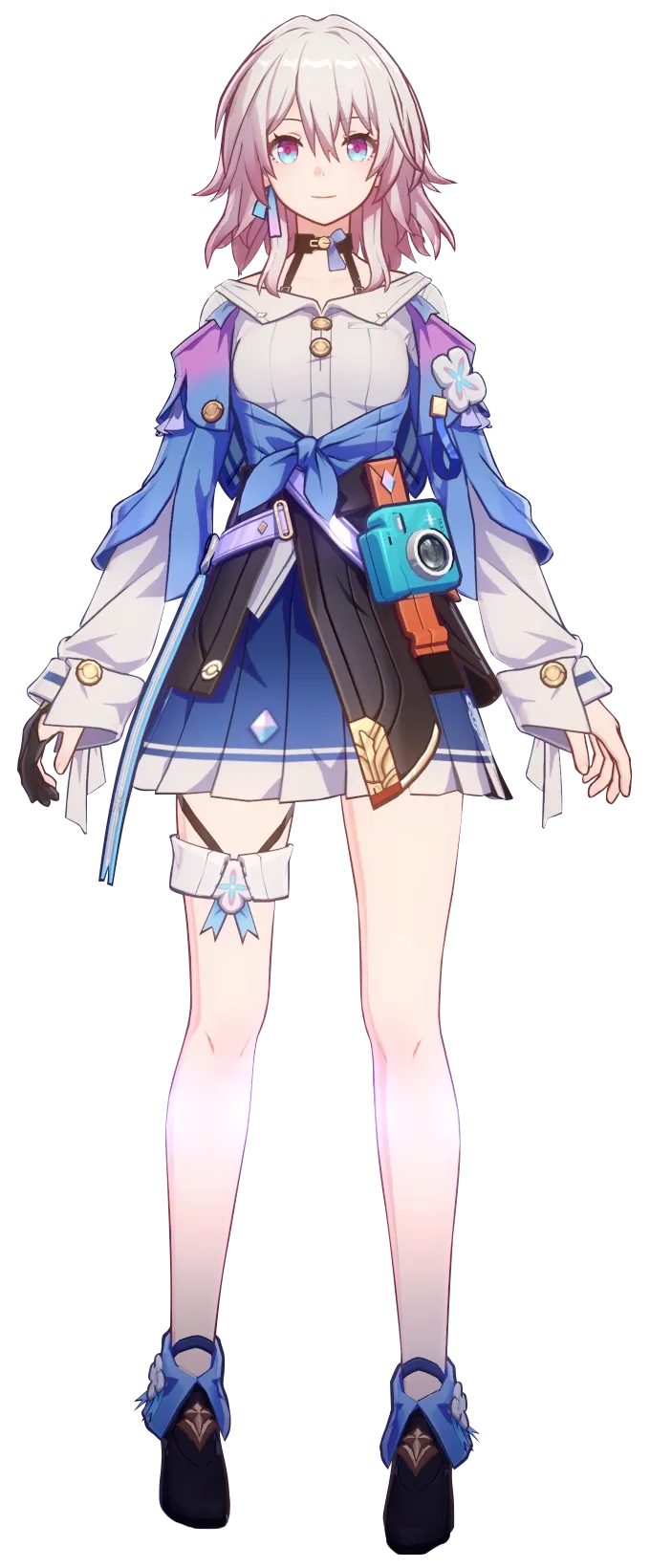 Nếu mà mọi người để ý thì có thể thấy trên người của March 7th, thì có ...