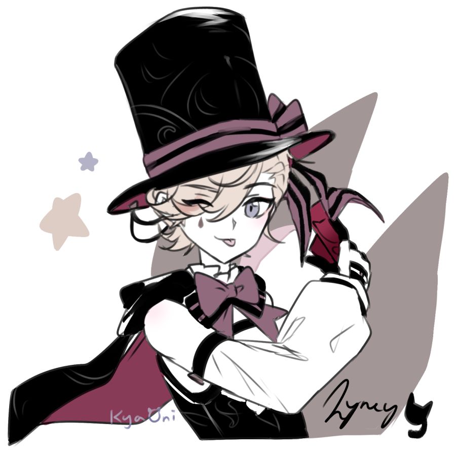 lyney doodle Genshin Impact | HoYoLAB
