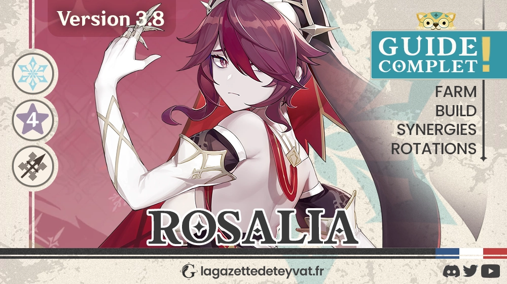 [Guides pour la version 3.8] Rosalia ― Farm, build, synergies, rotations Genshin Impact | HoYoLAB