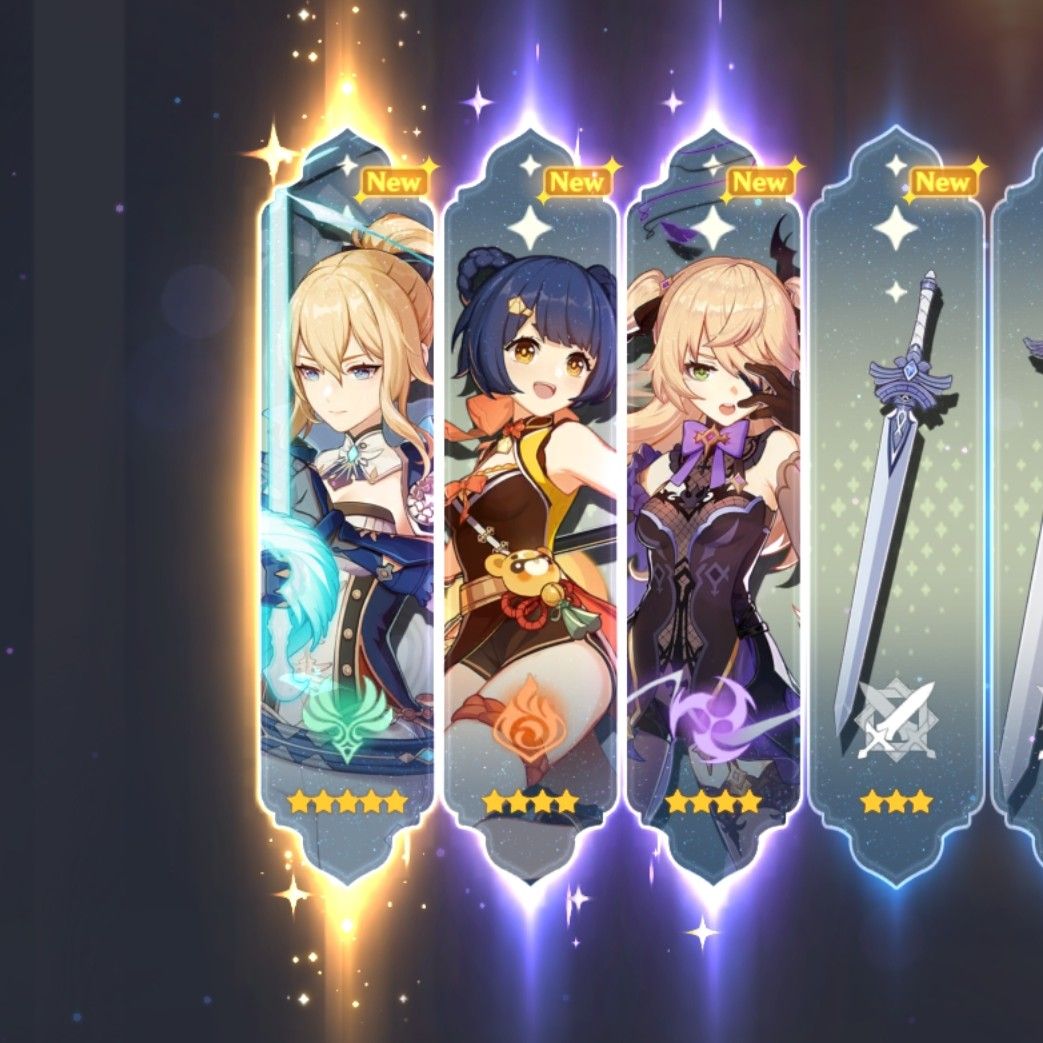 Beginner banner pull in my alternate acc. couldn't believe my eyes when i saw that golden light ...
