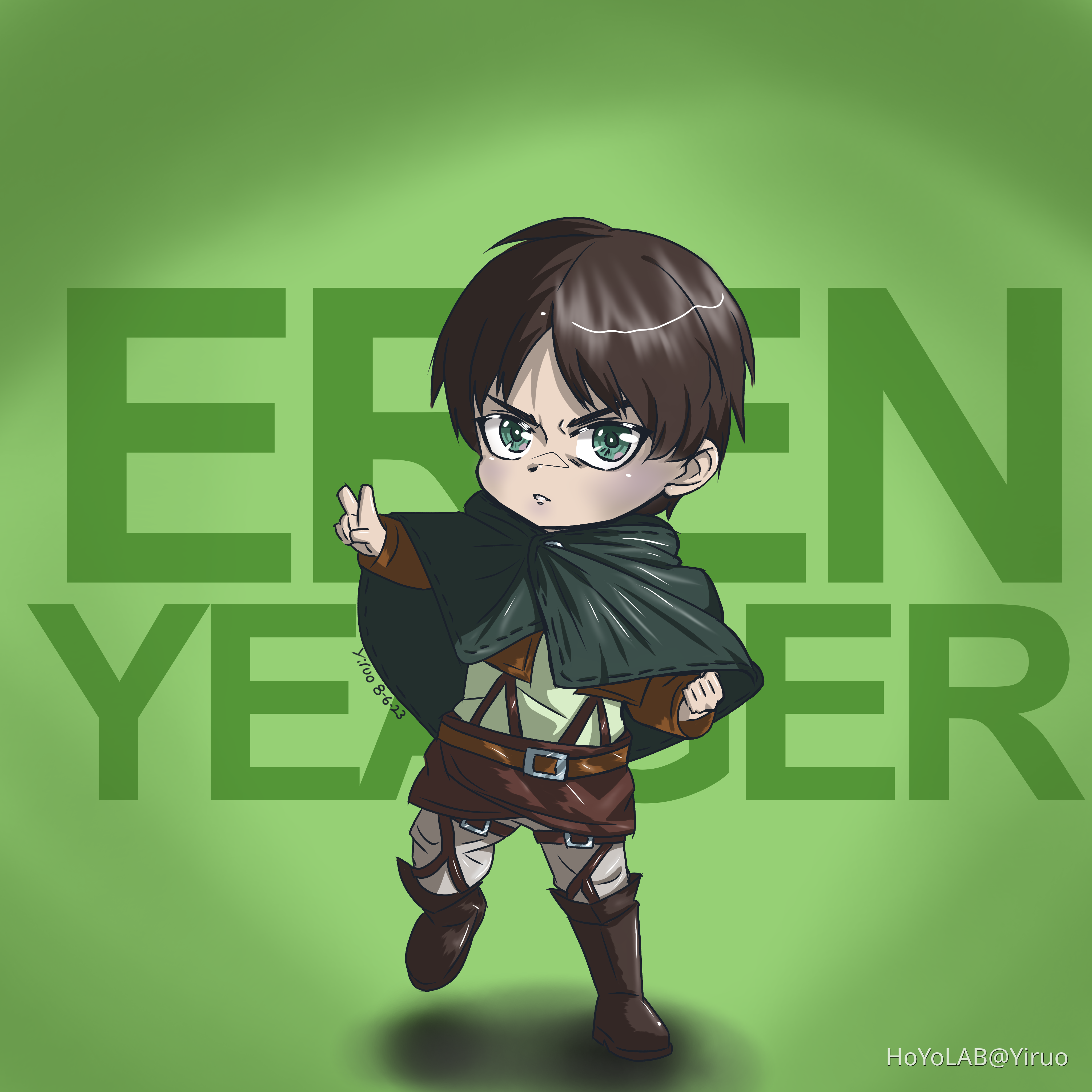 Attack On Titan Chibi Eren