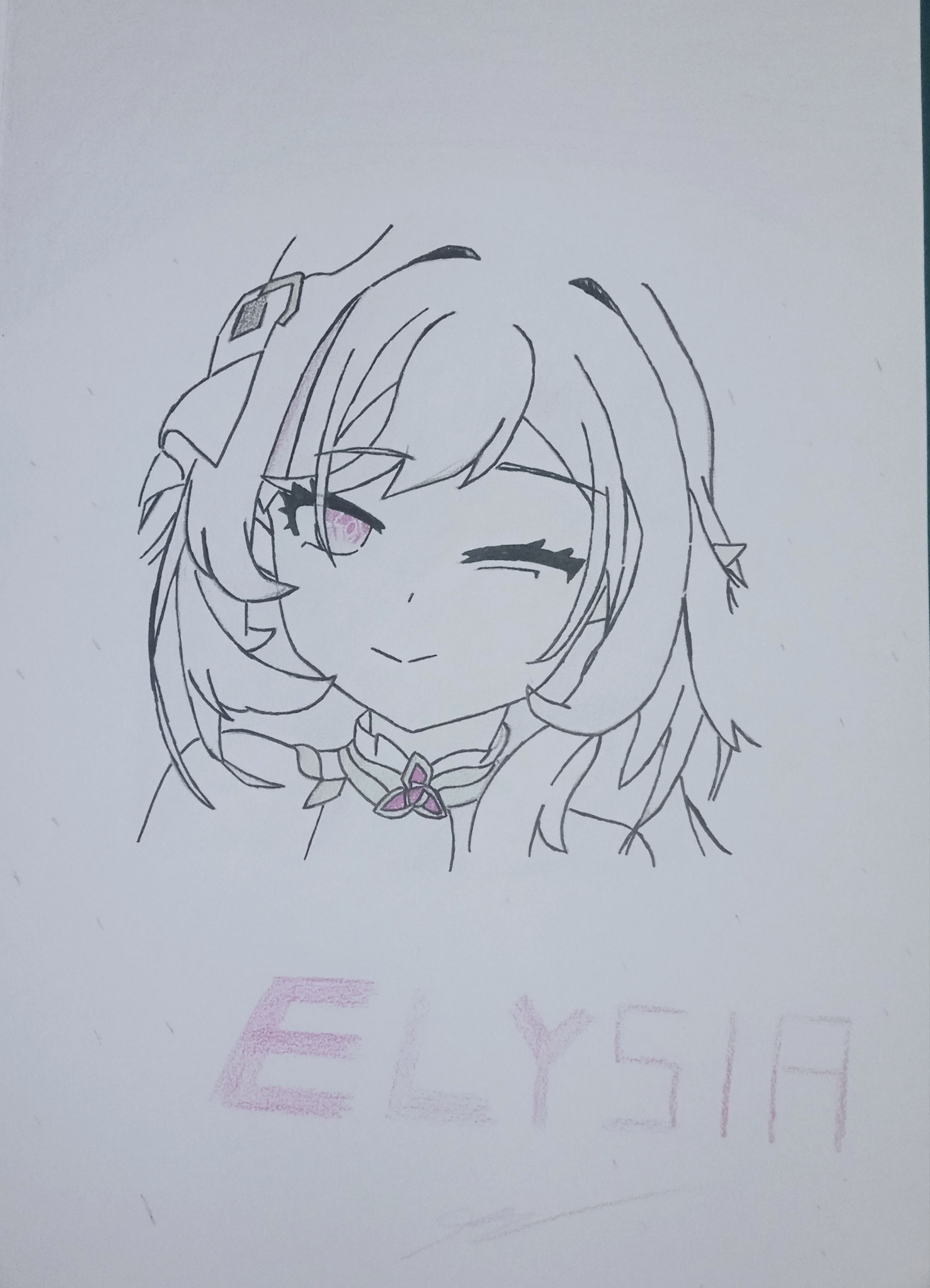 Drawing Elysia :3 Honkai Impact 3rd | HoYoLAB