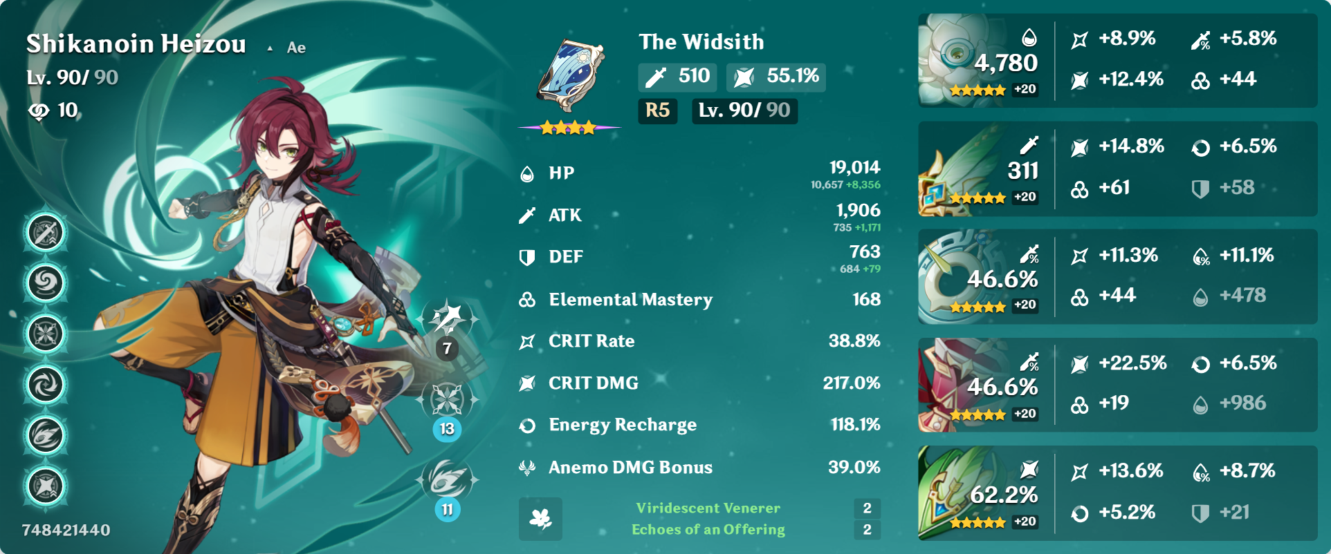 All my Anemo Boys and their builds Genshin Impact | HoYoLAB