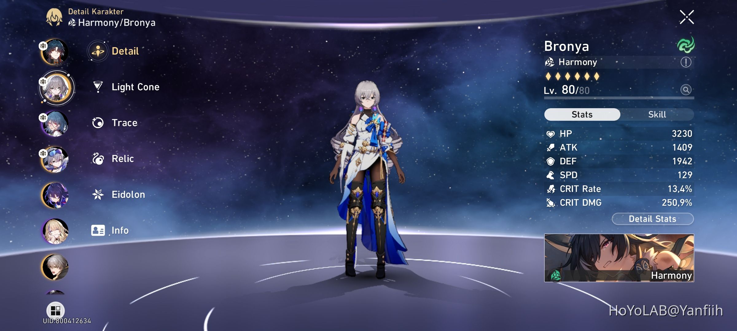 tebak berapa cdm dari ult bronya? Honkai: Star Rail | HoYoLAB