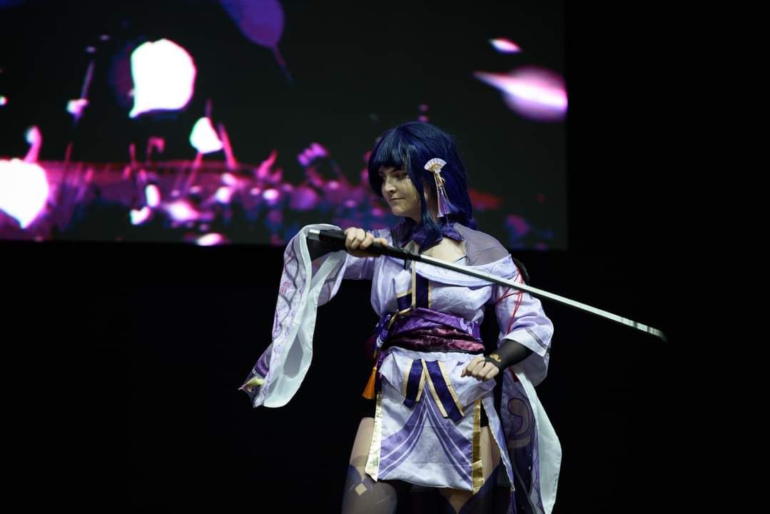 Raiden Shogun stage pictures Genshin Impact | HoYoLAB