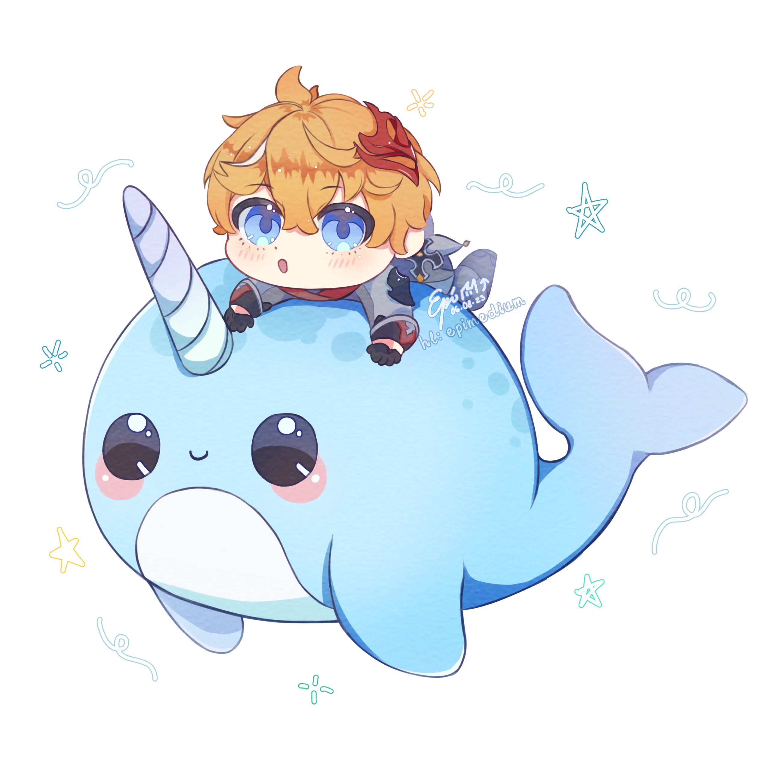 Chibi Tartaglia 🤍 Genshin Impact | HoYoLAB