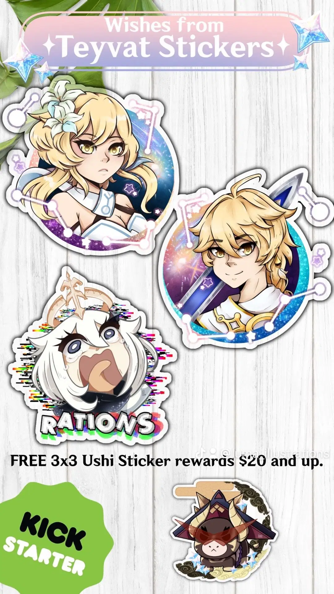 ‼️paimon emergency rations‼️ sticker design Genshin Impact | HoYoLAB