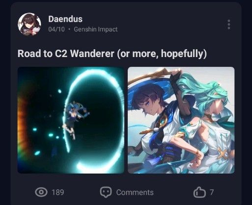 C2 Wanderer and C6 Faruzan Genshin Impact | HoYoLAB