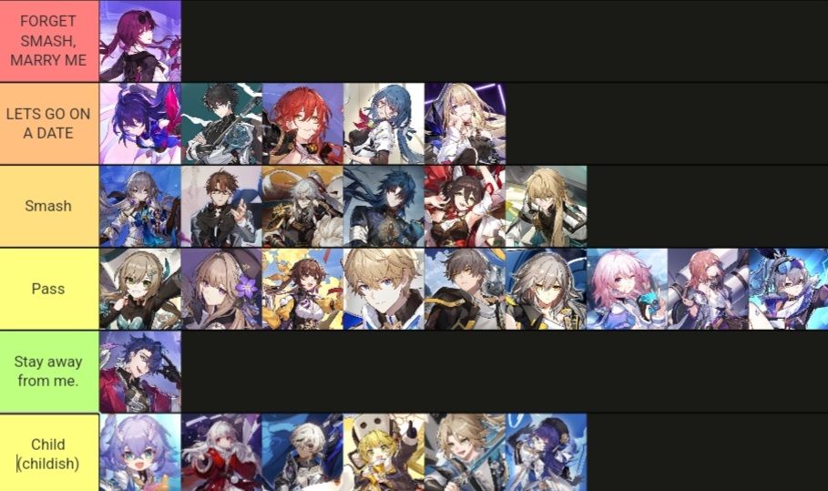 Smash or Pass - Honkai:Star Rail Honkai: Star Rail | HoYoLAB