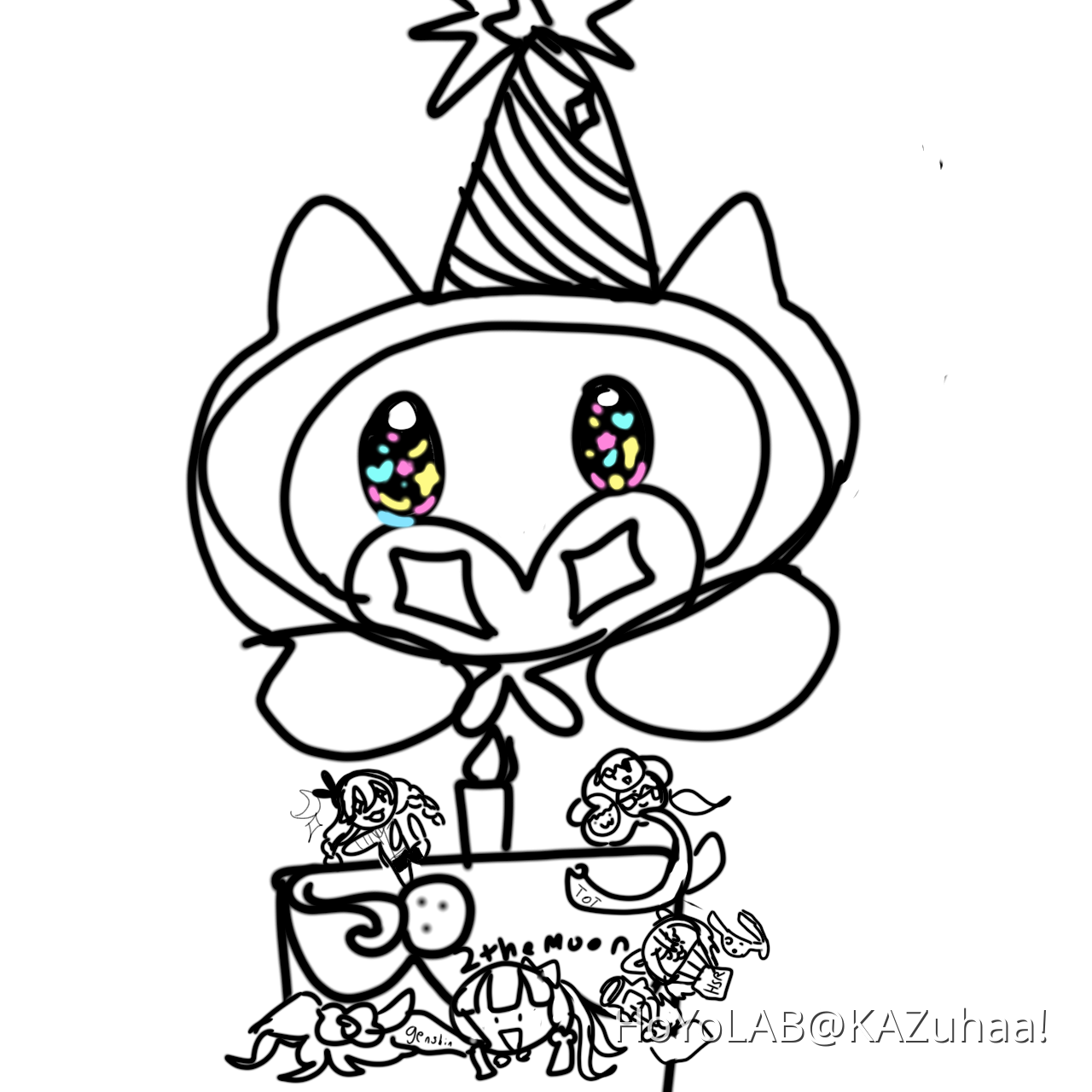 HAPPY BIRTHDAY MIMO! 2nd pic is the offical anniversary art btw | HoYoLAB