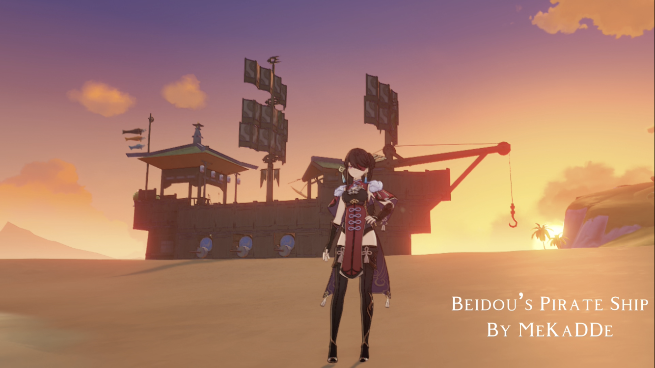 Beidou’s Pirate Ship || Serenitea pot Genshin Impact | HoYoLAB